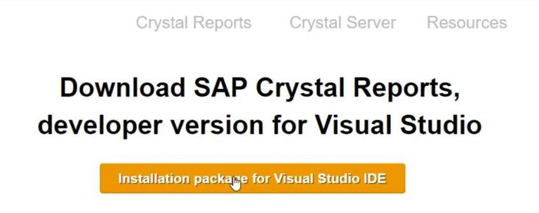 How to Install Crystal Report on Windows? - GeeksforGeeks