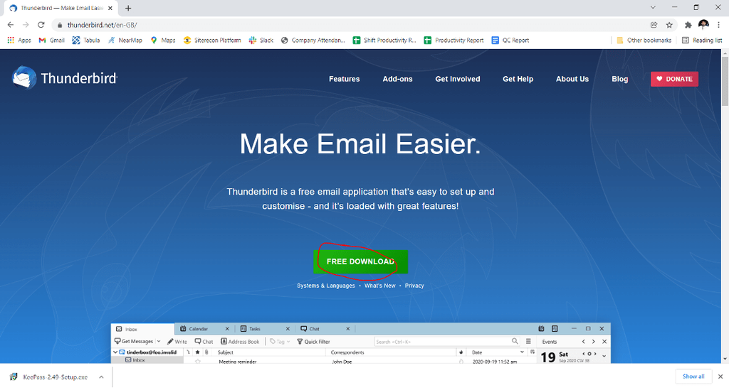 How to install and setup Thunderbird on Windows? - GeeksforGeeks