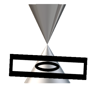 Find an equation for a horizontal ellipse with major axis that's 50 ...