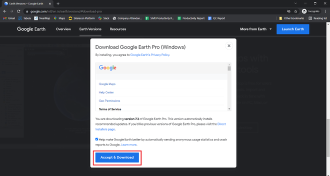 How to Download and Install Google Earth Pro On Windows? - GeeksforGeeks