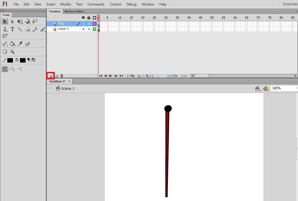 Flag Animation in Flash - GeeksforGeeks