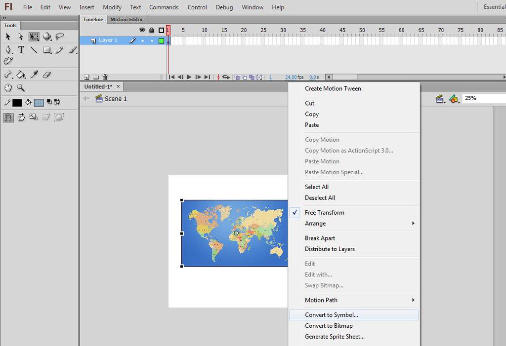Rotating Earth Animation using Flash - GeeksforGeeks