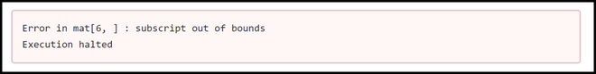 How to Fix: Subscript out of bounds in R - GeeksforGeeks