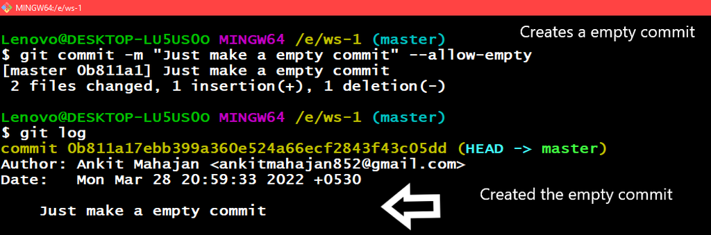 Committing in Git - GeeksforGeeks