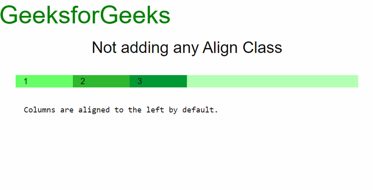 Foundation CSS Flex Grid Column Alignment - GeeksforGeeks