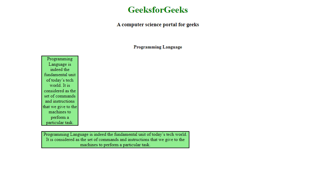 Tachyons Layout Max Widths | GeeksforGeeks