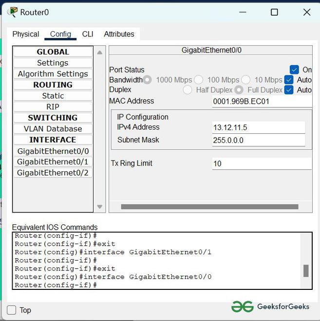Connection Between Star and Ring Topology in Cisco - GeeksforGeeks