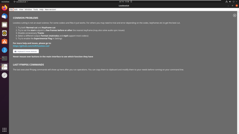 How to Install LosslessCut in Ubuntu - GeeksforGeeks