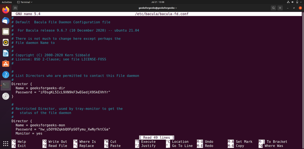 How to install bacula-server on ubuntu - GeeksforGeeks