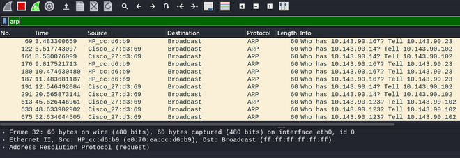 ARP In Wireshark Arp Request Response Wireshark – Find Reliable ...
