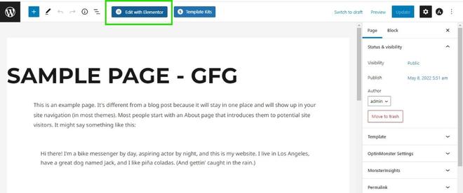 What is WordPress Elementor? - GeeksforGeeks