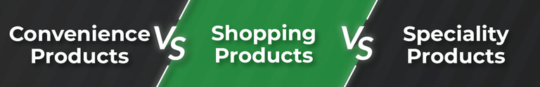 Difference between Convenience Products, Shopping Products and ...
