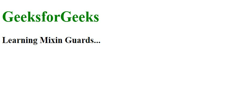Less.js Mixins Mixin Guards - GeeksforGeeks