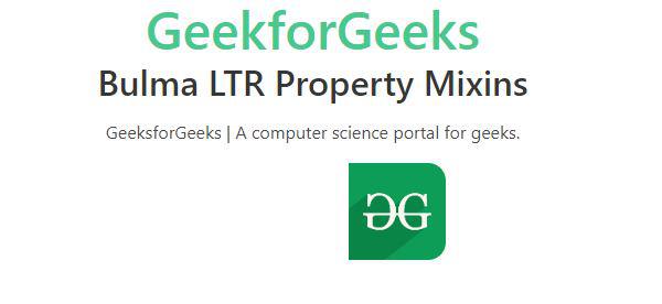 Bulma LTR Property - GeeksforGeeks