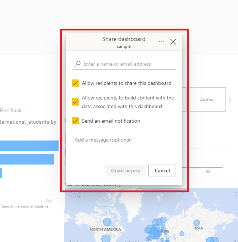 Power BI - How to Share the Dashboards? - GeeksforGeeks