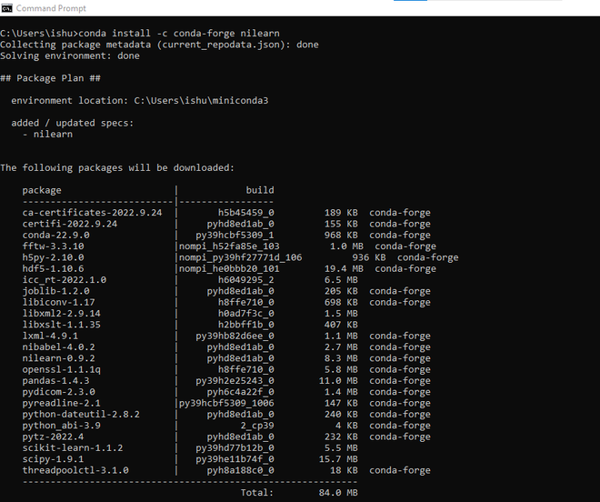 How to Install Nilearn in Python on Windows? - GeeksforGeeks