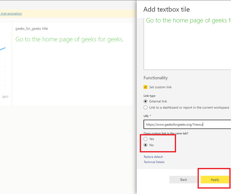 Power BI - How to add Title to Dashboard? - GeeksforGeeks