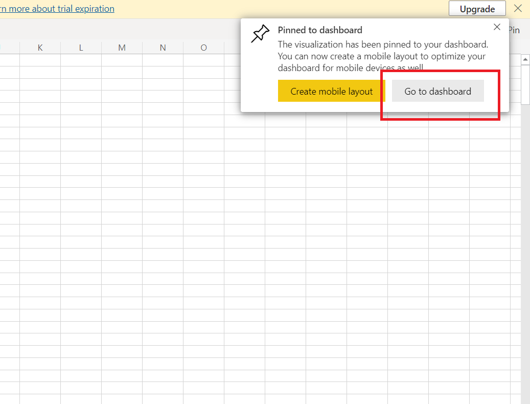 Power BI - Pin Workbooks on the Dashboard - GeeksforGeeks