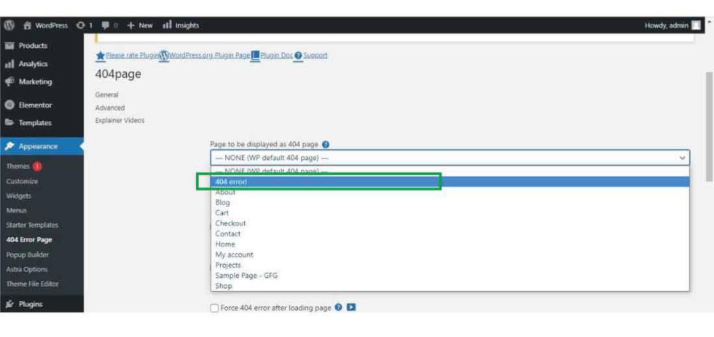 How to Customize the WordPress 404 Error Page? - GeeksforGeeks