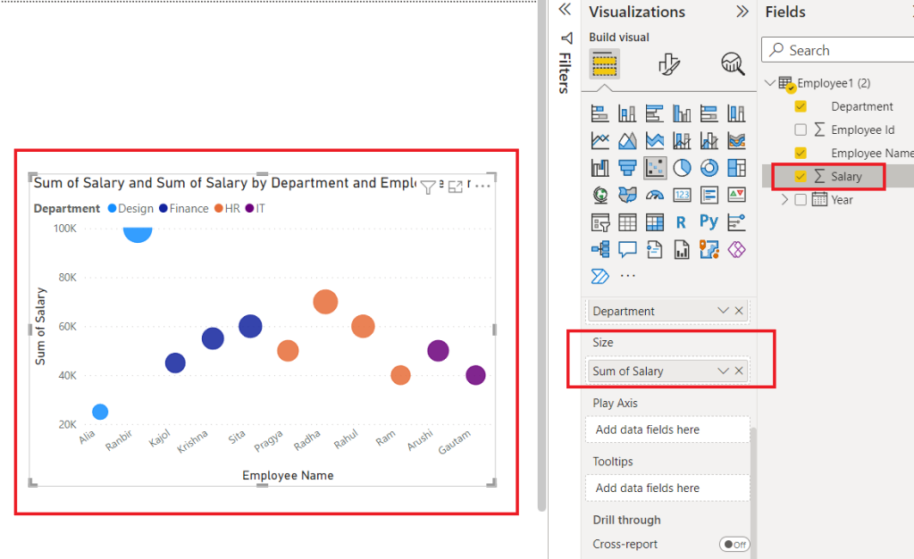 Power BI - How to Create a Scatter Chart? - GeeksforGeeks