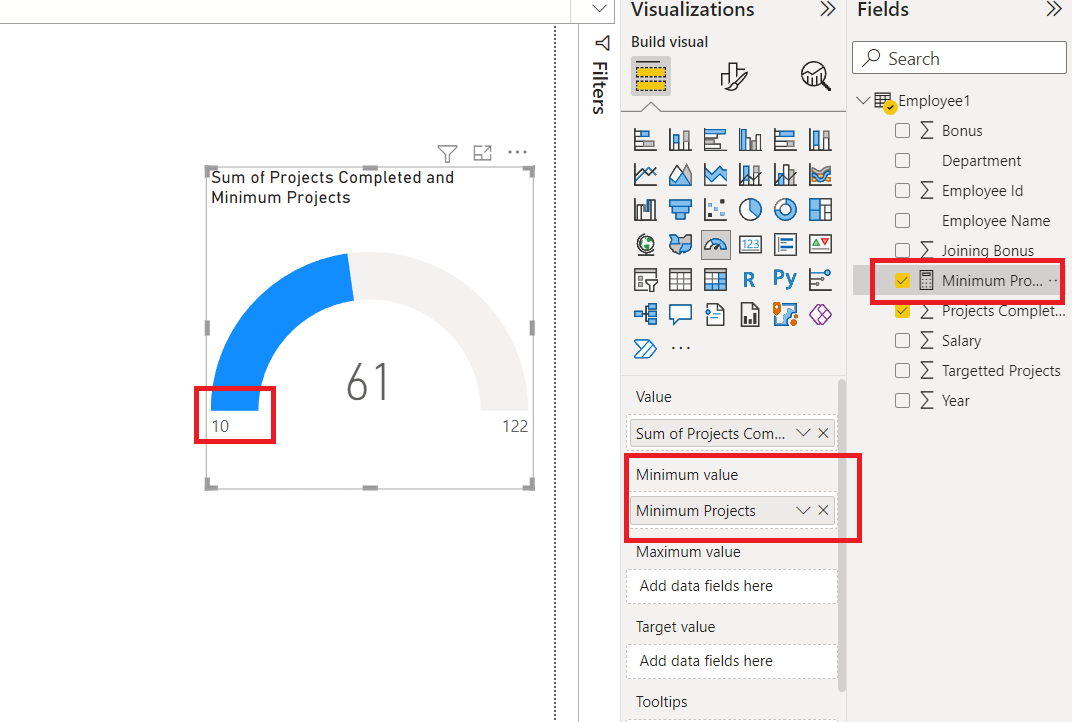 Power BI – Create a Radial Gauge Chart | GeeksforGeeks