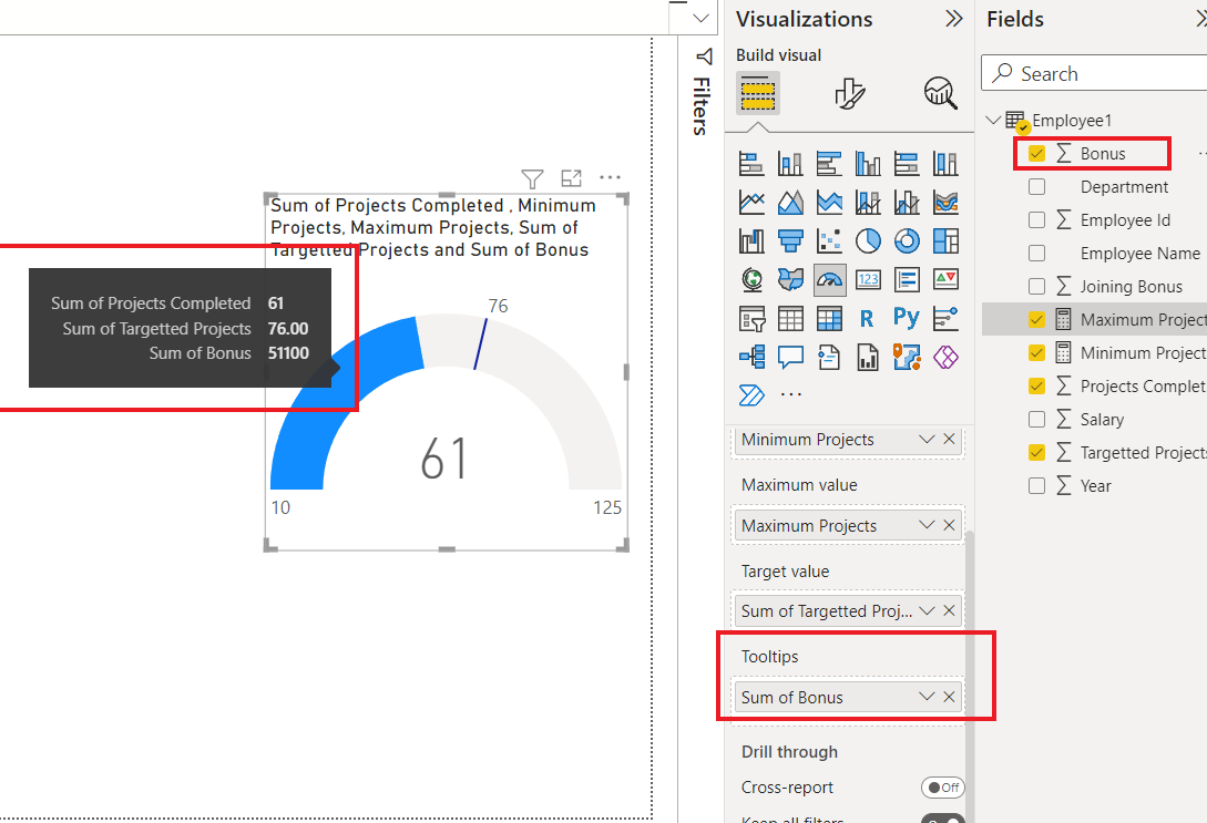 Power BI – Create a Radial Gauge Chart | GeeksforGeeks