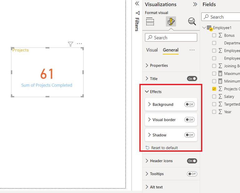 Power BI - How to Format a Card? - GeeksforGeeks