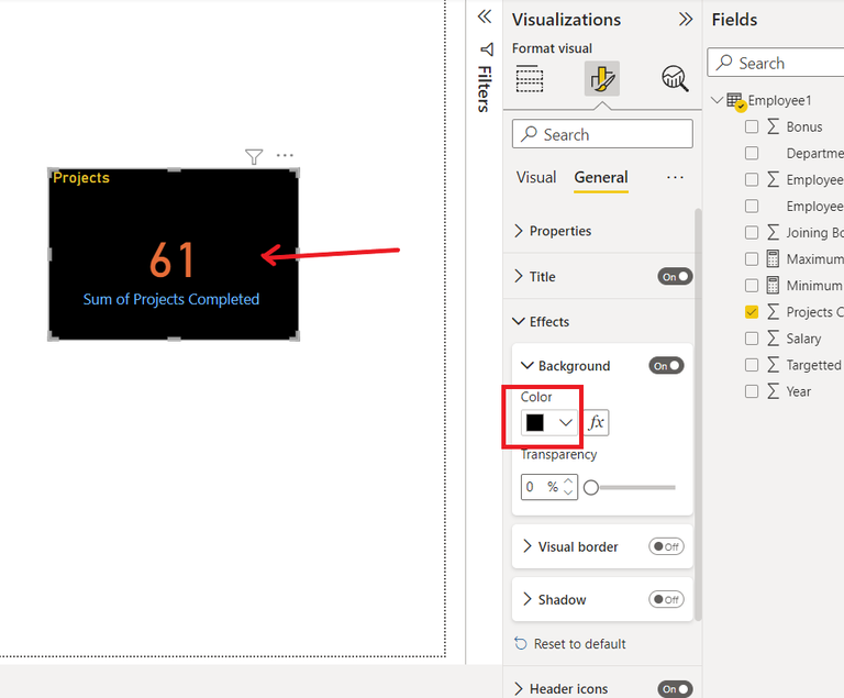 Power BI - How to Format a Card? - GeeksforGeeks