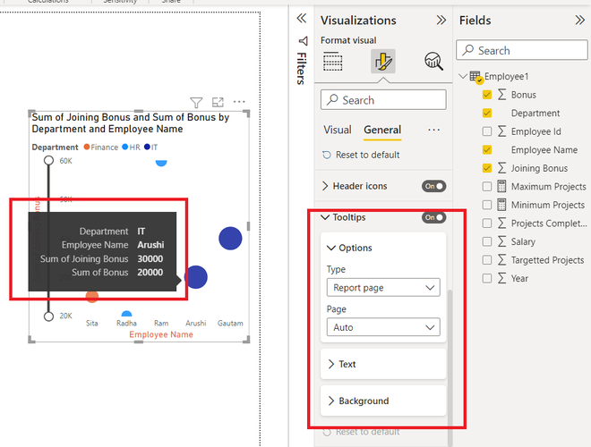 Power BI - Format Scatter Chart - GeeksforGeeks