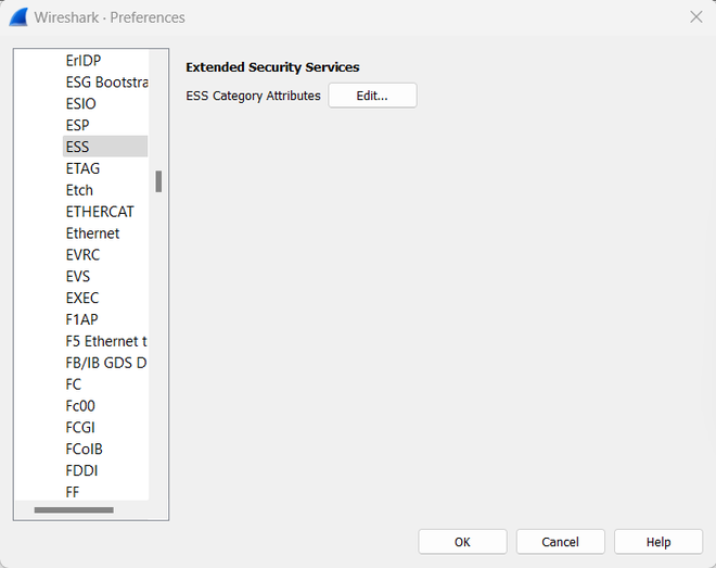ESS Category Attributes in Wireshark - GeeksforGeeks