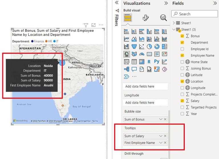 Power BI - How to Create a Map? - GeeksforGeeks