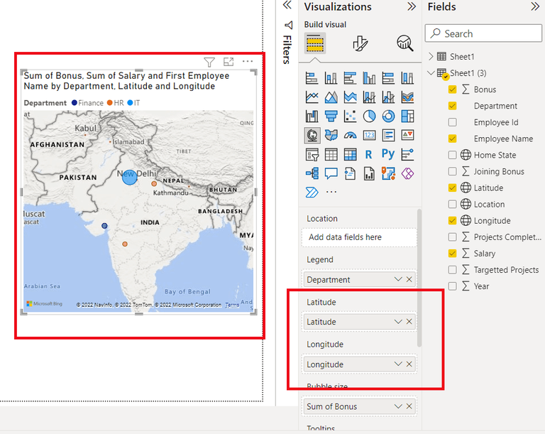 Power BI - How to Create a Map? - GeeksforGeeks