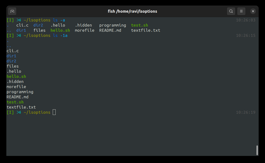 List One Filename Per Line in Linux - GeeksforGeeks
