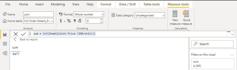 DAX Aggregate Functions in Power BI - GeeksforGeeks