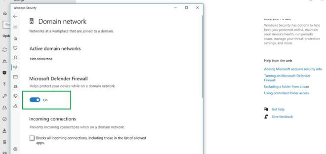 Windows Defender Firewall Settings - GeeksforGeeks