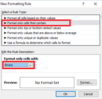 Hide Error Values and Indicators in Cells in Excel - GeeksforGeeks