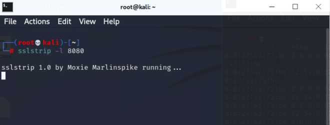 SSL Stripping and ARP Spoofing in Kali Linux - GeeksforGeeks