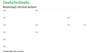 Bootstrap 5 Vertical Gutters - GeeksforGeeks