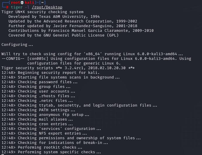 Tiger – The Unix Security Audit and Intrusion Detection Tool - GeeksforGeeks