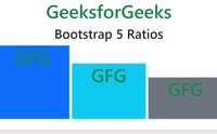 Bootstrap 5 Ratios - GeeksforGeeks