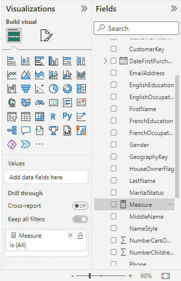 Power BI - Drill through Filters - GeeksforGeeks