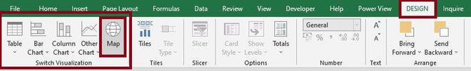 Map Visualization in Excel Power View - GeeksforGeeks