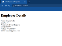 Ember.js EmberRouter setProperties() Method - GeeksforGeeks