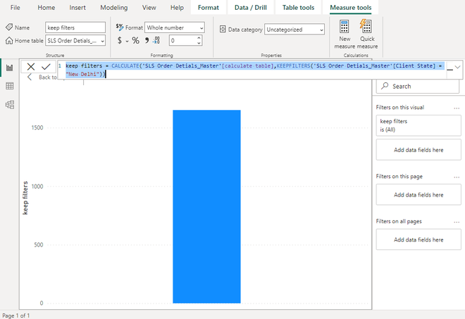 Power BI- DAX Filter Functions - GeeksforGeeks