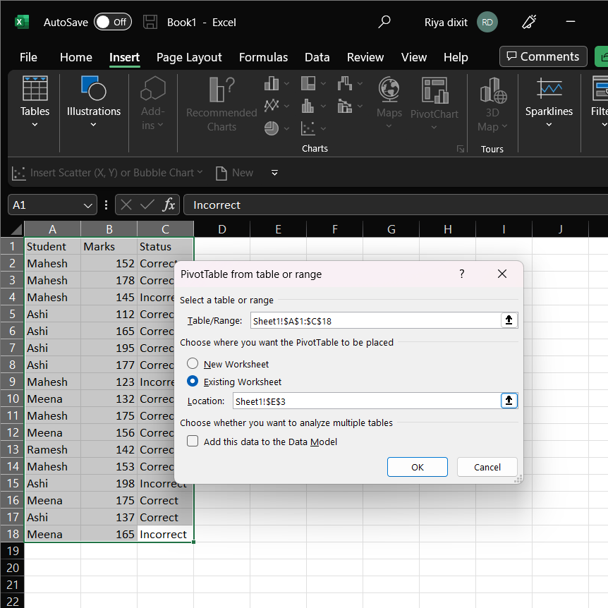 Prepare Source Data for Pivot Tables In MS Excel - GeeksforGeeks