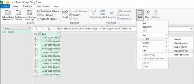 Date Modifications with Power Query in Excel - GeeksforGeeks