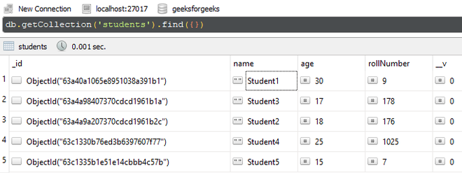 Mongoose Query.prototype.exec() API - GeeksforGeeks