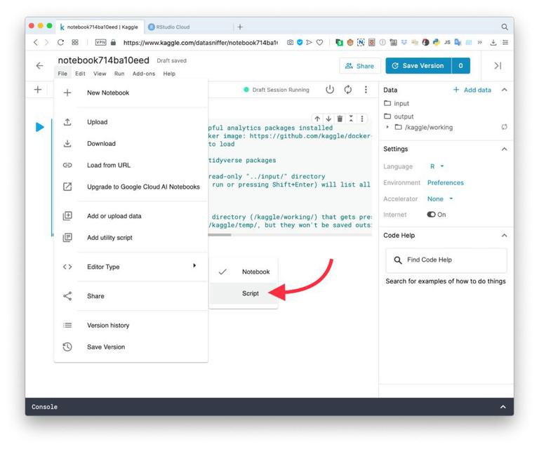 Run R Markdown in kaggle - GeeksforGeeks