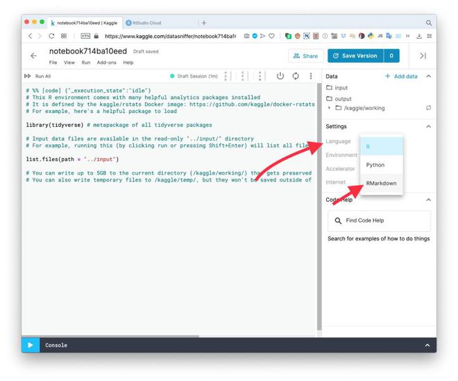 Run R Markdown in kaggle - GeeksforGeeks